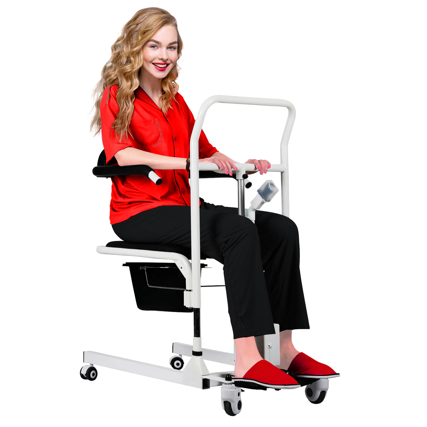 Electric Patient Lift Transfer Chair for for Elderly, Disability ...