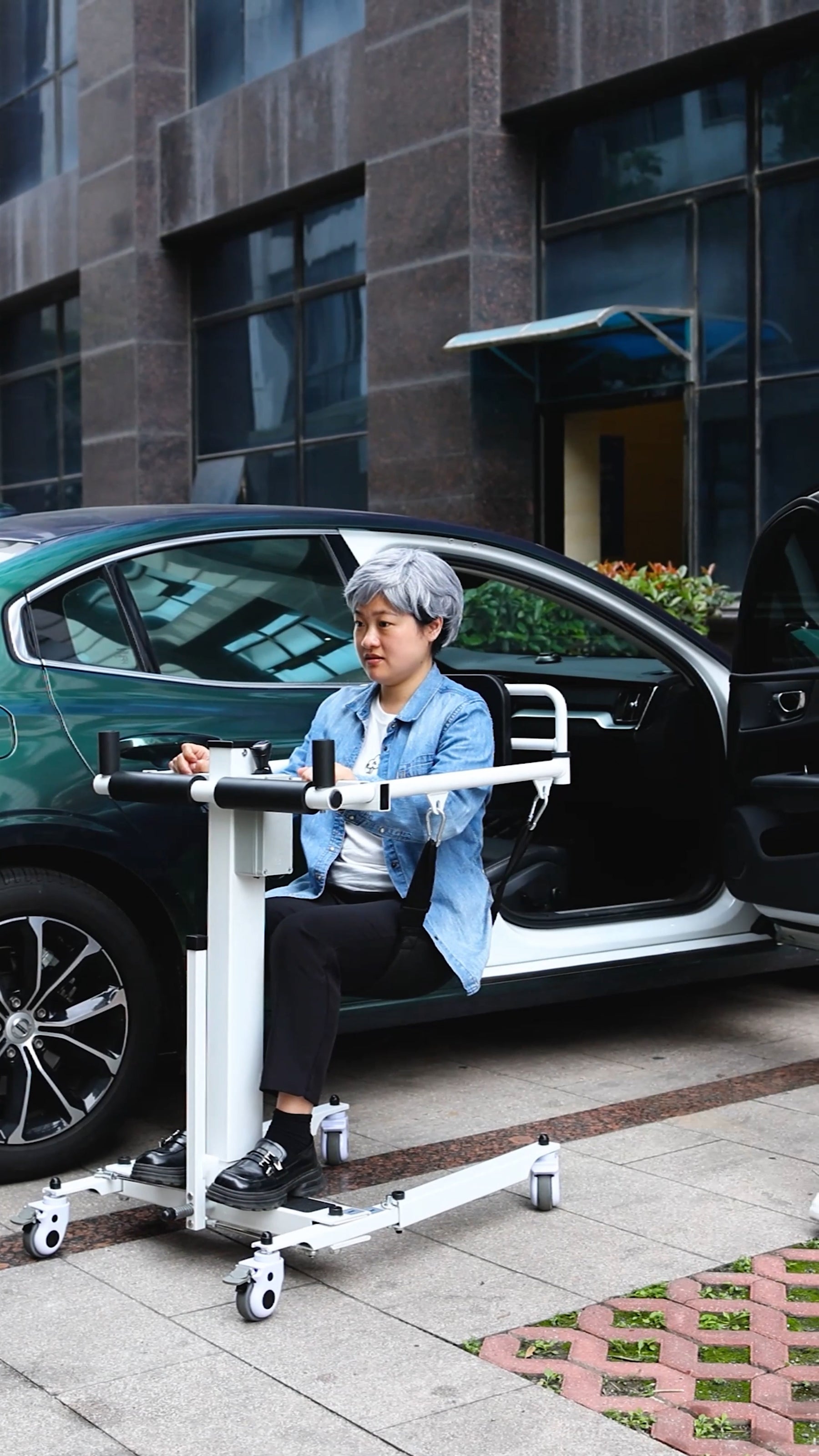 Electric Lift Transfer Patient to Car, Transport Device for Elderly Ho ...